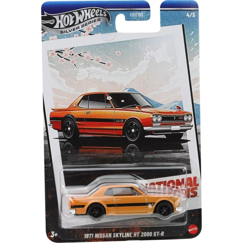 Hot Wheels 1971 Nissan Skyline HT 2000 GT-R National Icons Silver ...