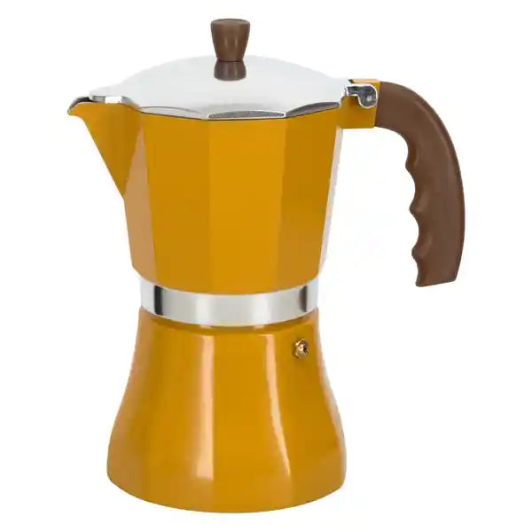 Cafetera Italiana Amarilla 350ml - Casa Ideas - Saldos A Huevo